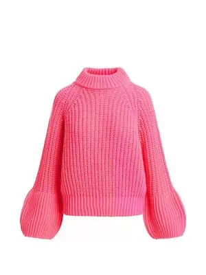 Essentiel Antwerp Kristian Chunky-knit Turtleneck Sweater - Pink