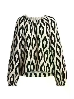 Essentiel Antwerp Kolorful Off-the-shoulder Blouse - Neutrals