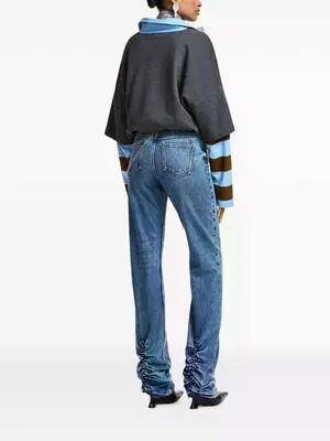 Essentiel Antwerp Karlos Ruched-hem Chain-detail Jeans