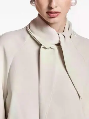 Essentiel Antwerp Tie-neck Raglan-sleeve Blouse