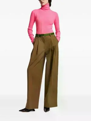 Essentiel Antwerp Stud-embellished Pleated Palazzo Pants