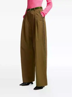 Essentiel Antwerp Stud-embellished Pleated Palazzo Pants