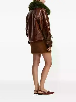 Essentiel Antwerp Kabuki Croc-effect Jacket
