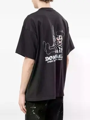 DOMREBEL Baguette Cartoon-print Boxy T-shirt