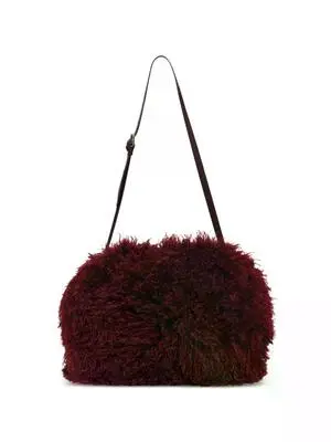 Essentiel Antwerp Katerinfaux-fur Shoulder Bag