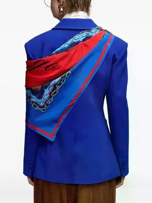 Essentiel Antwerp Knightly Single-breasted Padded-shoulder Blazer