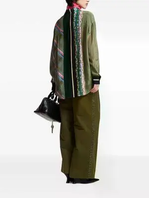 Essentiel Antwerp King Patchwork-print Oversized Shirt