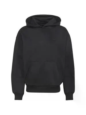 Adidas Logo-embroidered Hoodie - Black