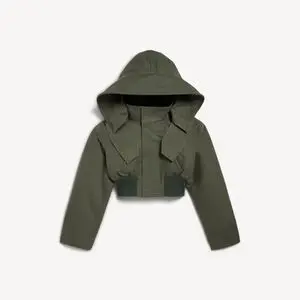 Balenciaga Cropped Military Parka