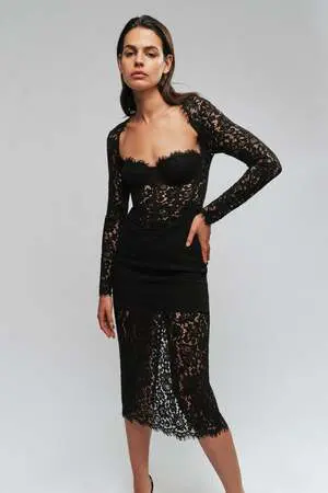 Bardot Clarissa Corset Midi Dress