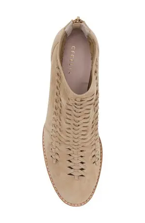 CECILIA NEW YORK Nora Block Heel Ankle Bootie
