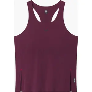 ASRV Aerotex Perforated Racerback Run Tank - Merlot