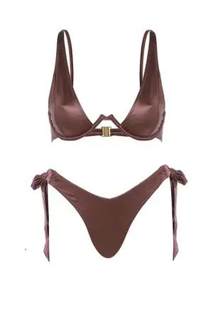CHERINA  BEACHWEAR Cherina Beachwear Ella Bikini Set - Beige