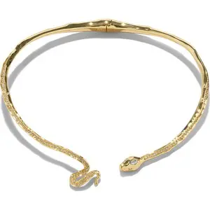 Alexis Bittar Serpent Crystal Skinny Collar Necklace