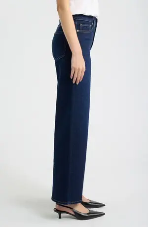 FRAME Le Slim Palazzo High Waist Wide Leg Jeans