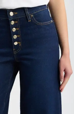 FRAME Le Slim Palazzo High Waist Wide Leg Jeans
