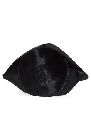 Khaite Small Lotus Genuine Calf Hair Top Handle Bag