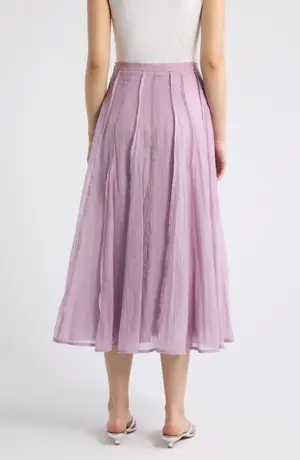 Deluc Journey Flared Maxi Skirt - Mauve