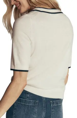 Boden Bow Neck Knitted T-shirt