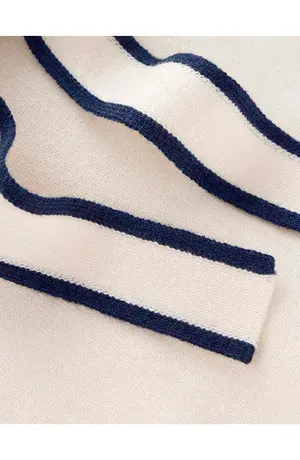 Boden Bow Neck Knitted T-shirt