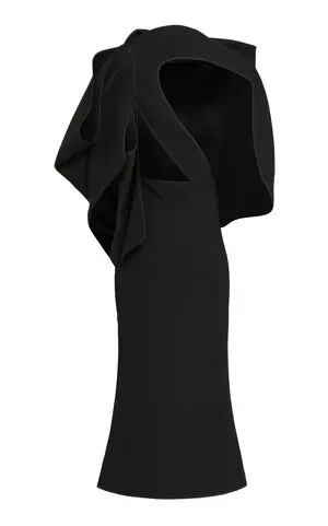 Maticevski Convey Drape Midi Dress