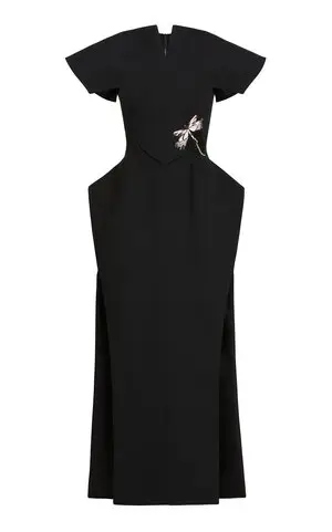 Maticevski Established Midi Dress - Black