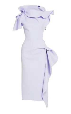 Maticevski Circulate Midi Dress - Purple