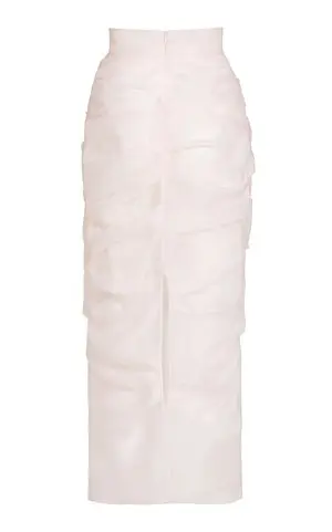 Maticevski Tatler Cupro-blend Midi Skirt