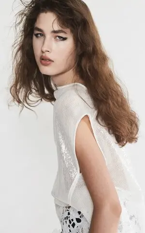 Maticevski Temple Sequined Blouse