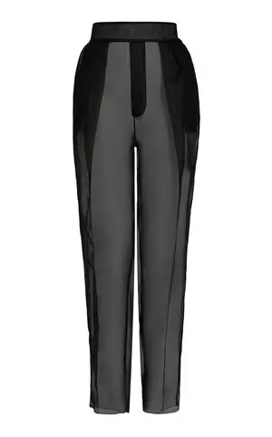 Maticevski Confide Silk Pants - Black