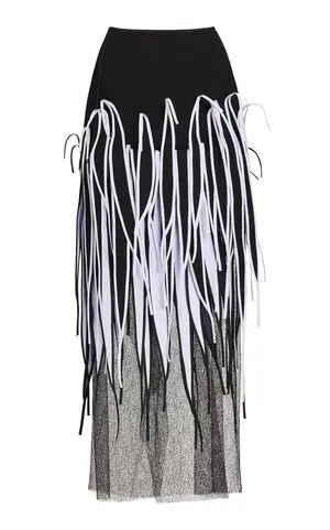 Maticevski Endmost Maxi Skirt - Black