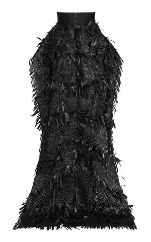 Maticevski The Web Silk Maxi Skirt - Black