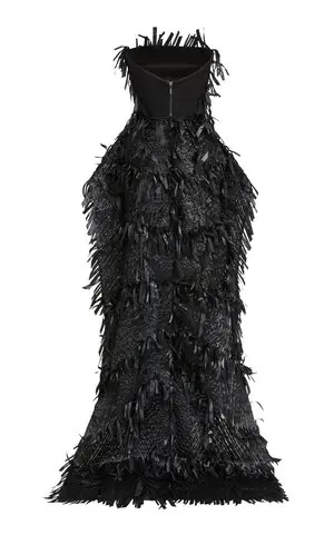 Maticevski Plume Silk Gown