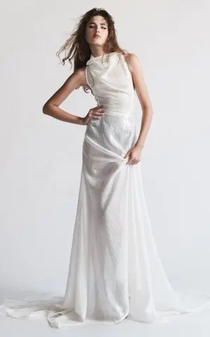 Maticevski Glistening Sequined Gown