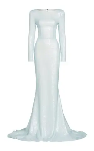 Maticevski Designate Sequined Gown - Turquoise