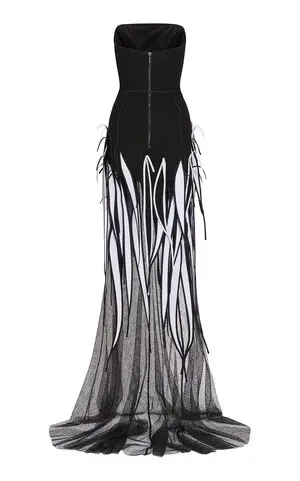 Maticevski Embody Fringed Gown