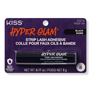Kiss Hyper Glam Halloween Strip Lash Adhesive - Black