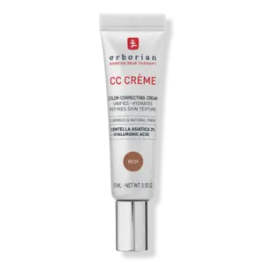 ERBORIAN Travel Cream Color-corrector With Korean 2% Centella Asiatica & Hyaluronic Acid - Rich