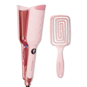 WAVYTALK Power Wave Hair Crimping Iron Bundle - Pink