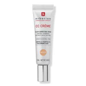 ERBORIAN Travel Cream Color-corrector With Korean 2% Centella Asiatica & Hyaluronic Acid - Medium