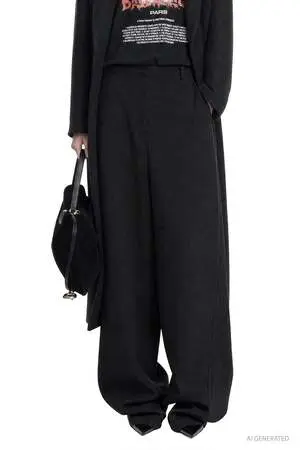 Balenciaga High-waisted Barrel Pants