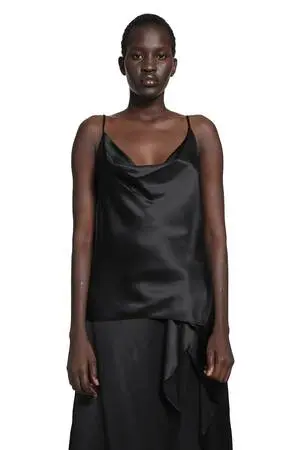 Acne Studios Shiny Satin Tank Top