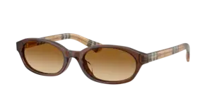 Burberry Sunglass Be4508d - Brown Gradient