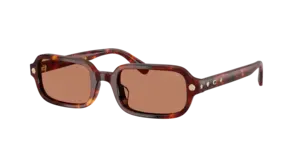 COACH Sunglass Cfu11 - Light Brown Solid