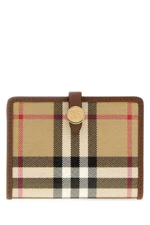 Burberry Printed Canvas Card Holder Mini - Checked