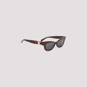 Celine Triomphe 19 Acetate Sunglasses - Brown