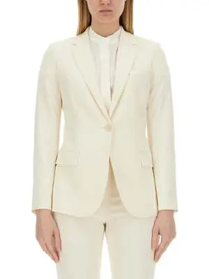 Theory Staple Slim-fit Blazer - Ivory