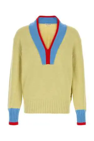 JW Anderson Pastel Stretch Cotton Blend Sweater - Green