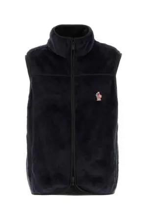 Moncler Technical Stretch Vest For - Blue