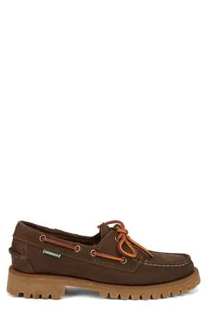 SEBAGO Leather Boat Shoes - Brown